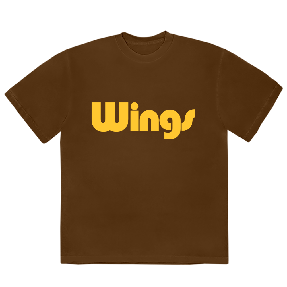 Wings Text Logo T-Shirt - Paul McCartney