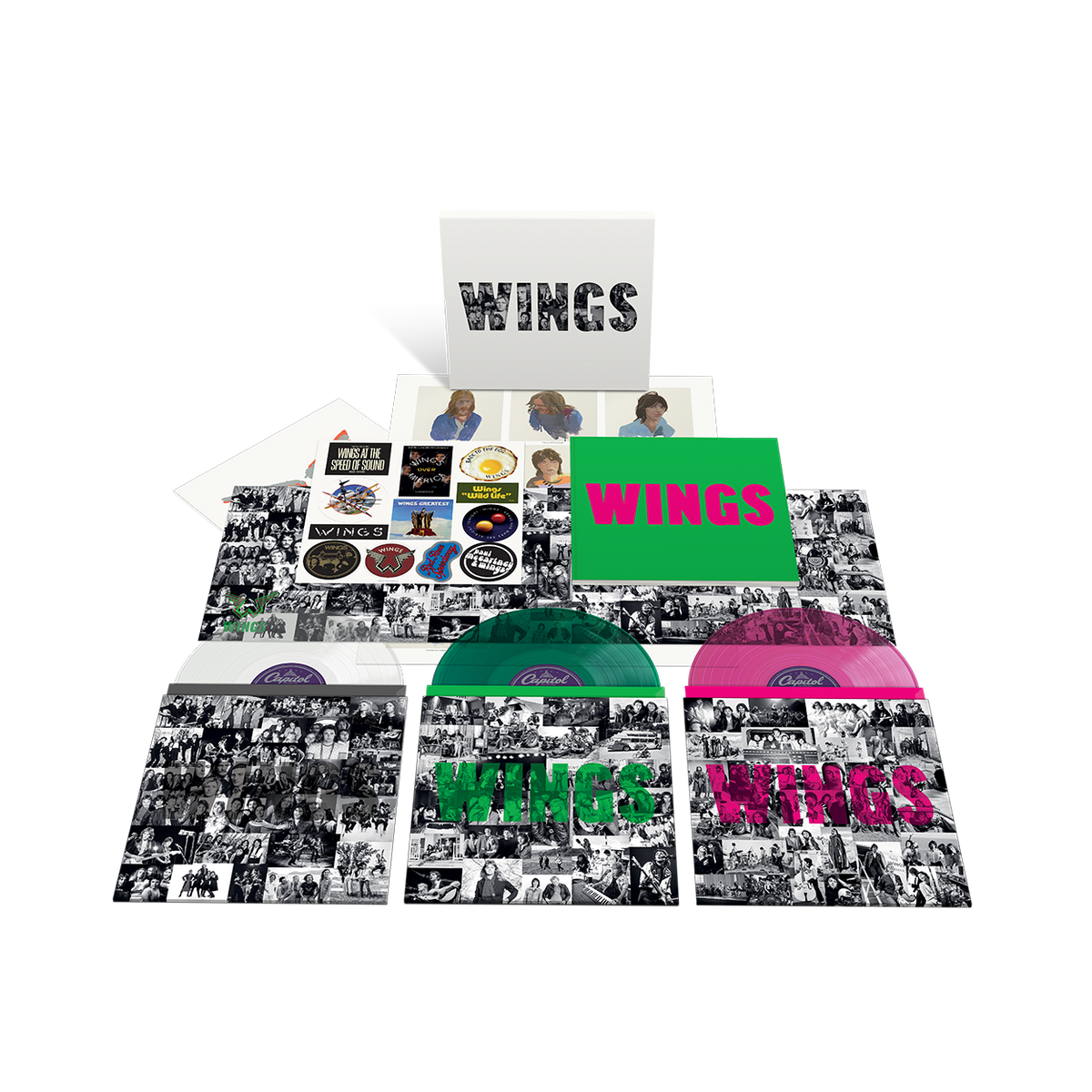 WINGS - 3LP Limited Edition Colour Collection - Paul McCartney